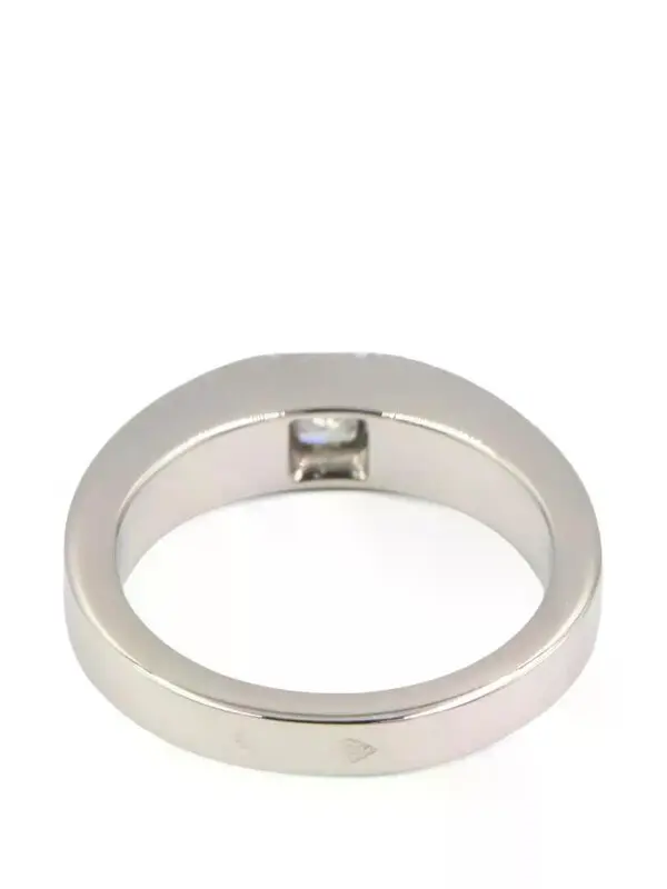 Cartier White Gold Princess-cut Diamond Ring - Silver