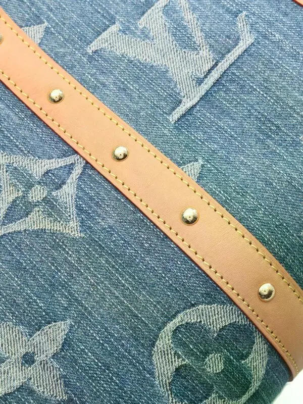 LOUIS VUITTON Monogram Denim Keepall Bandoulière 45 - Blue