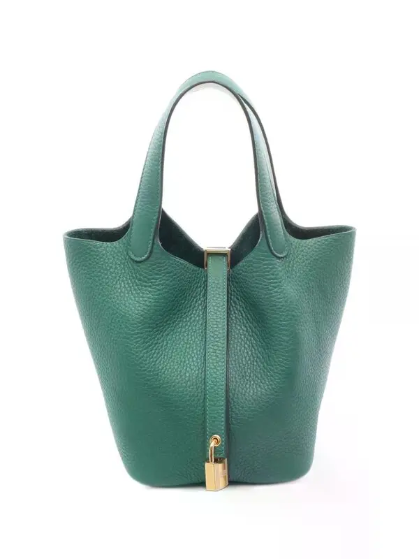Hermès Picotin Lock Éclat Pm Handbag - Green