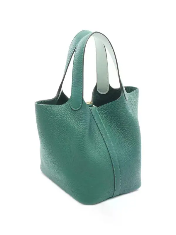 Hermès Picotin Lock Éclat Pm Handbag - Green
