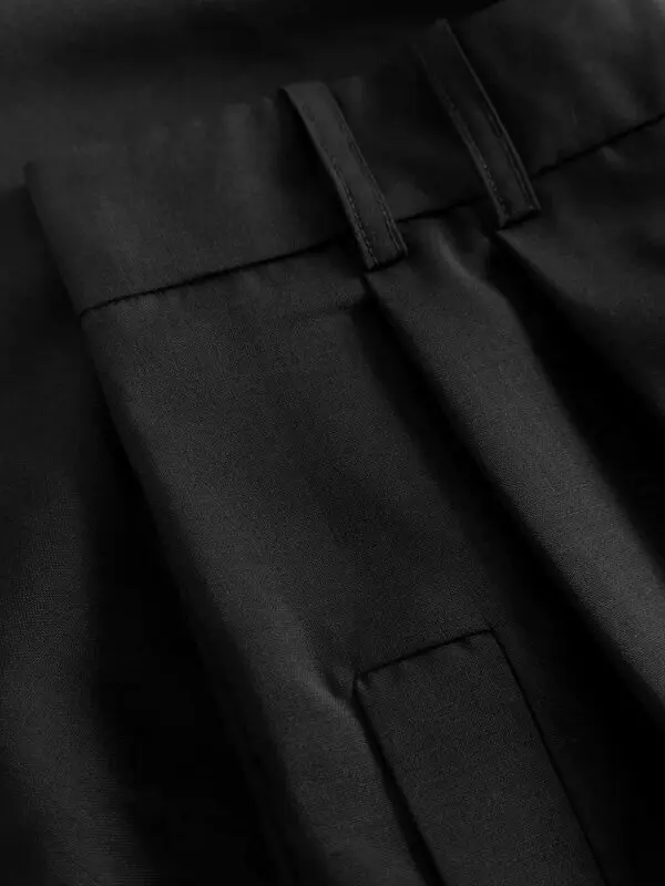 HOUSE OF THE VERY ISLANDS Nathan Wool Cargo Trousers - Black
