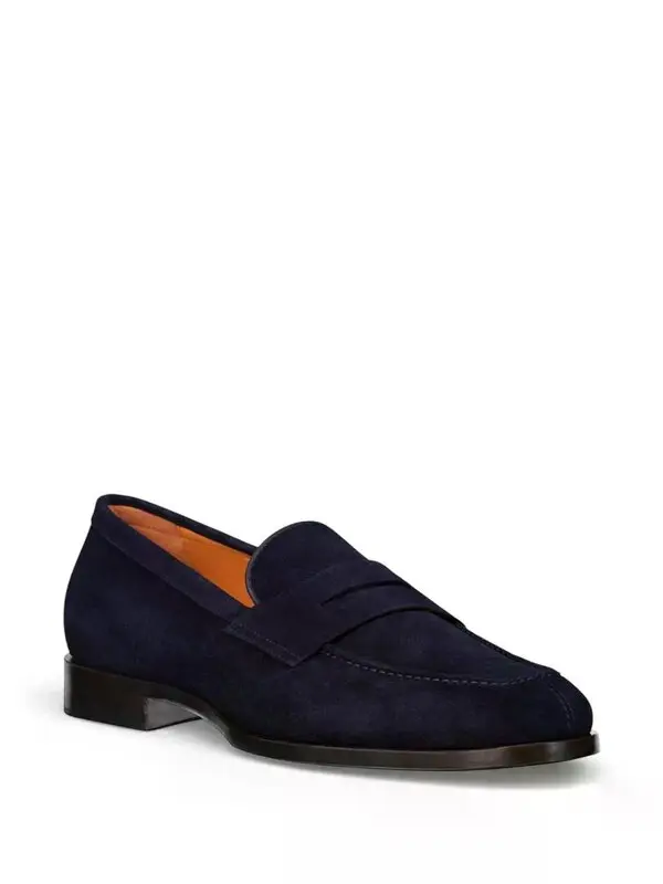 Santoni Penny Suede Loafers