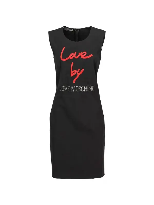 Moschino Embroidered Sleeveless Dress