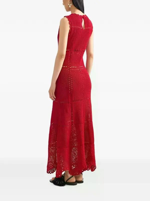 Erdem Crochet-knit Midi Dress