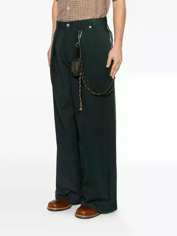 SONG FOR THE MUTE Charm Detail Pleated Trousers