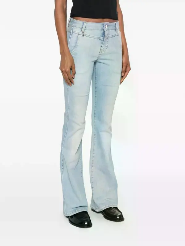 Amiri Logo Charm Flared Jeans