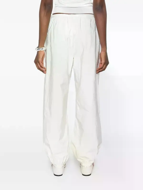 Paloma Wool Off-white Crinkled Texture Tapered Trousers