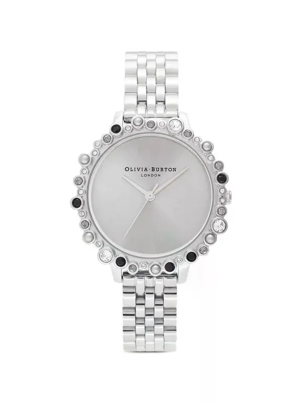 OLIVIA BURTON Bejewelled Under The Sea 30mm Watch - Silver