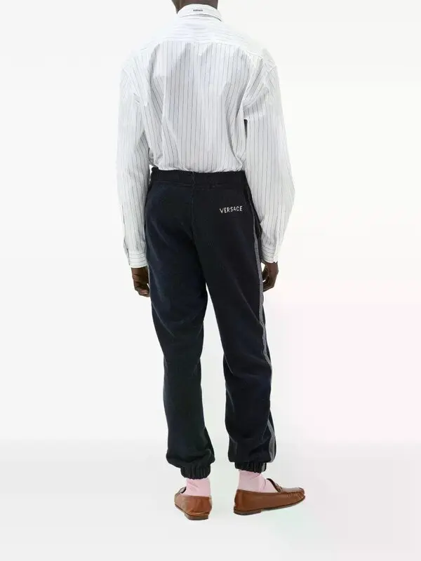 Versace Cotton Terry Jacquard Sweatpants