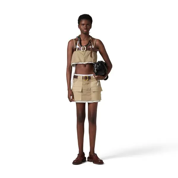 Miu Miu Belted Chino Top
