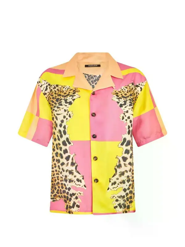 Roberto Cavalli Leopard-print Shirt