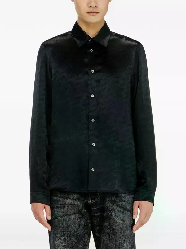 DIESEL® Jacquard-logo Shirt