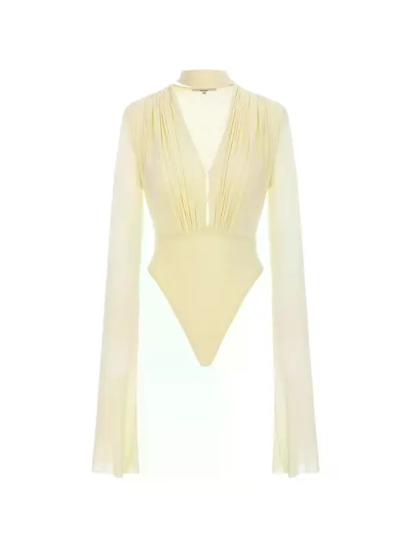 MANURI Suki Bodysuit - Yellow