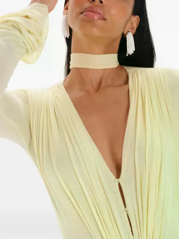 MANURI Suki Bodysuit - Yellow