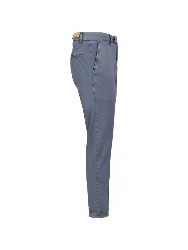 Al Duca D'aosta Garment-dyed Chino Trousers - Blue