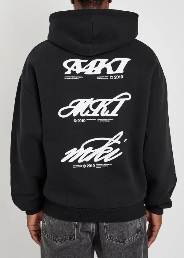 MKI MIYUKI ZOKU Hooded Cotton-blend Sweatshirt