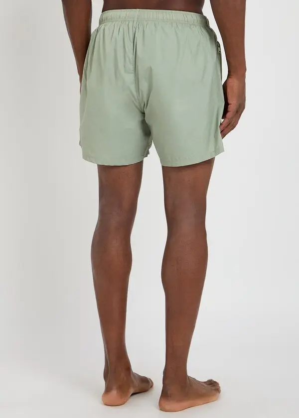 MKI MIYUKI ZOKU Embroidered Logo Swim Shorts