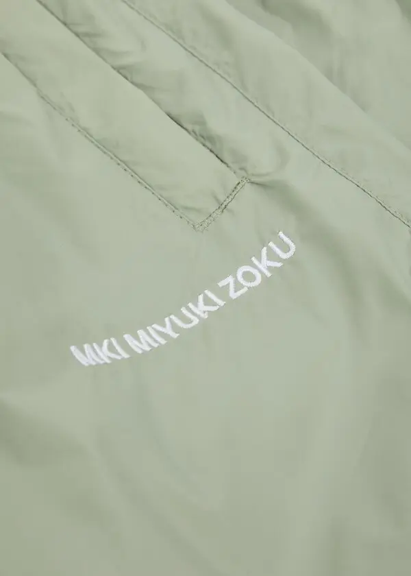 MKI MIYUKI ZOKU Embroidered Logo Swim Shorts