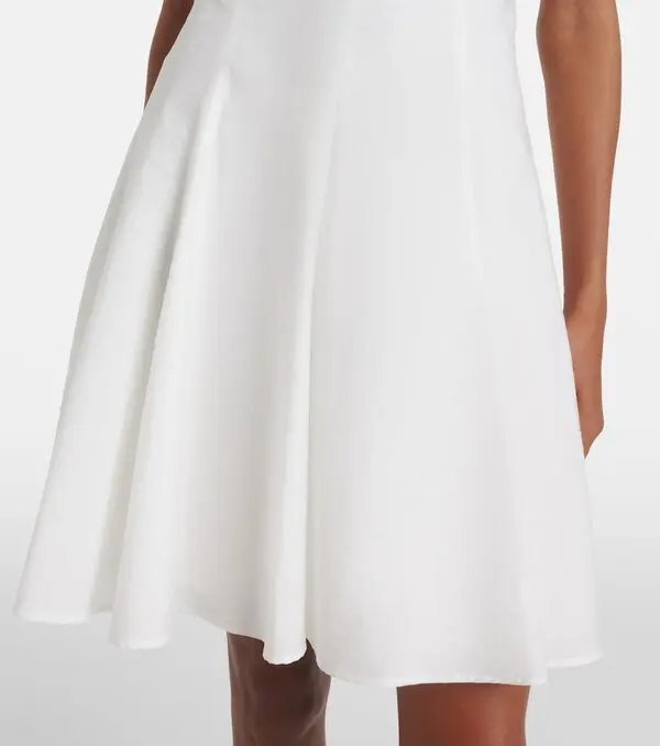 Brunello Cucinelli Cotton-blend Mini Dress