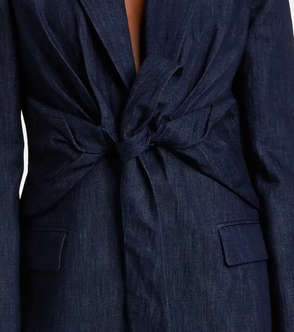Gabriela Hearst Grant Denim Blazer - Blue