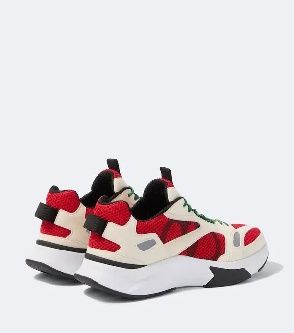 Valentino Garavani Vlogo Mesh Lace-up Sneakers