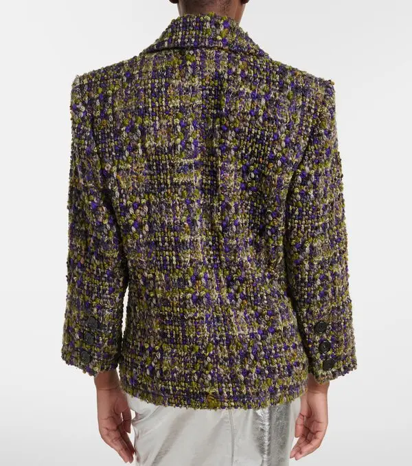 Saint Laurent Wool-blend Tweed Jacket