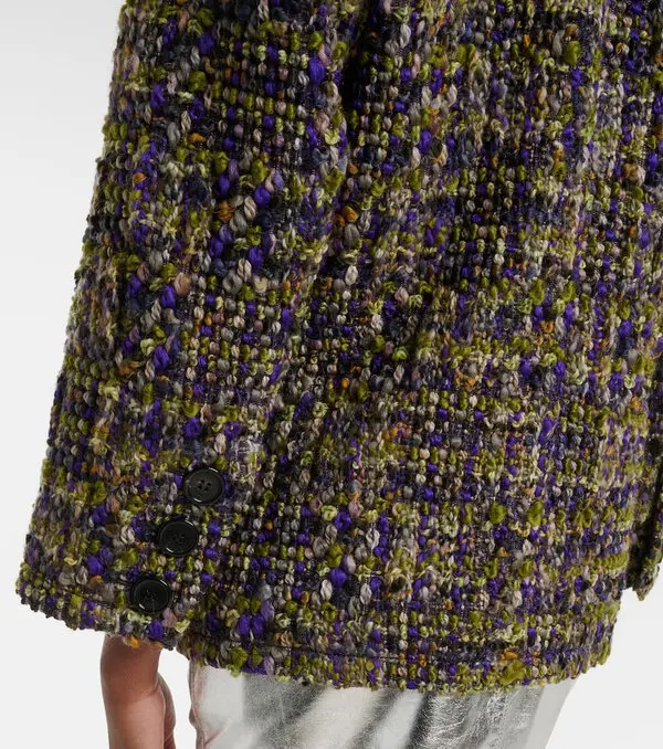 Saint Laurent Wool-blend Tweed Jacket