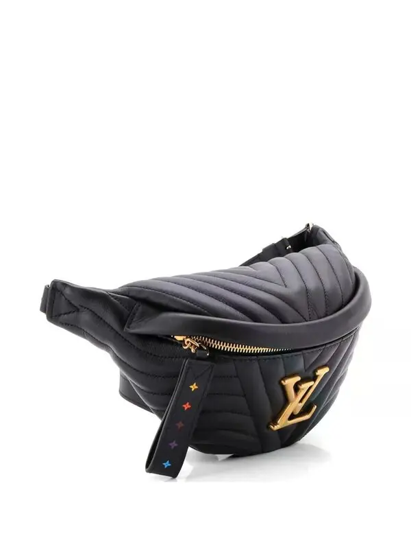 LOUIS VUITTON New Wave Bumbag Quilted Leather Belt Bag - Black