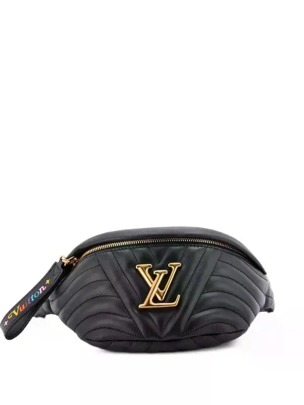 LOUIS VUITTON New Wave Bumbag Quilted Leather Belt Bag - Black