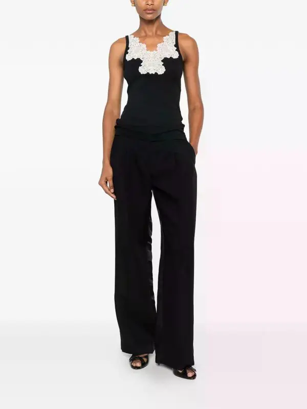 Sandro Pleated Palazzo Pants