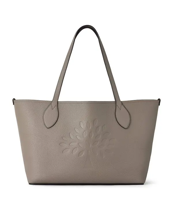 Mulberry Leather Tree Tote Bag - Neutral