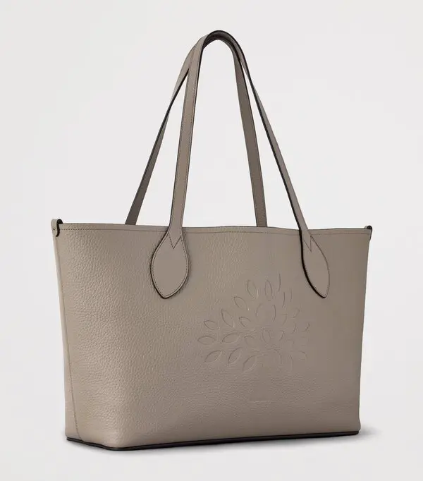 Mulberry Leather Tree Tote Bag - Neutral