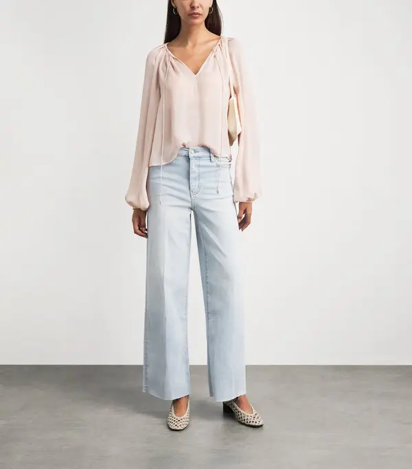 FRAME Le Slim Palazzo Wide-leg Jeans