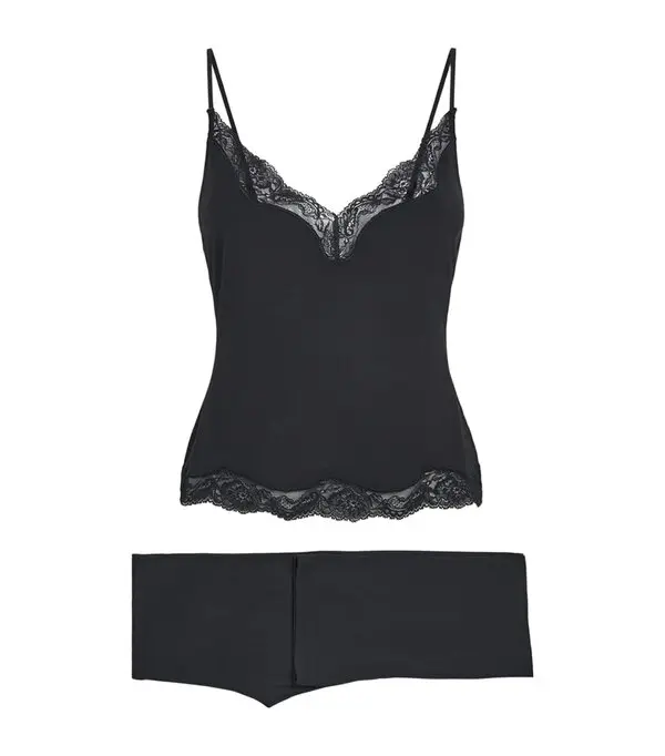 SKIMS Sleep Cami Pyjama Set - Black
