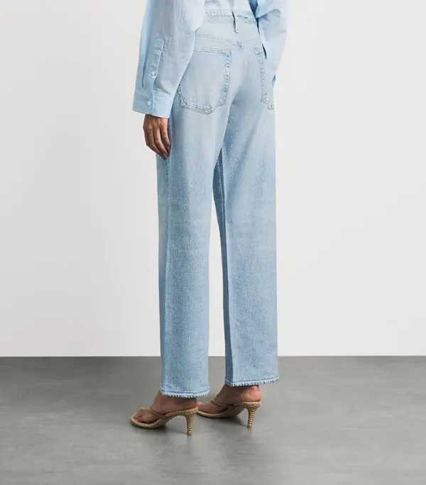 Rag & Bone Trompe-l'oeil Wide-leg Trousers - Blue