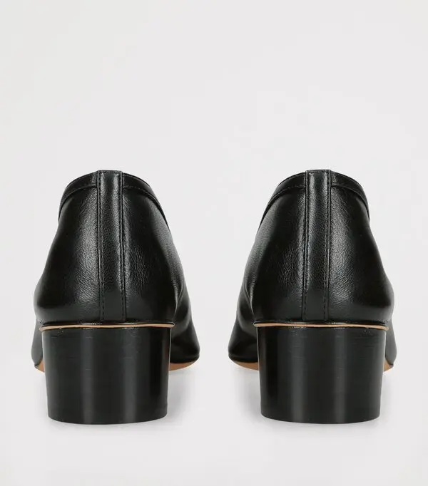 Le Monde Beryl Leather Luna Pumps - Black