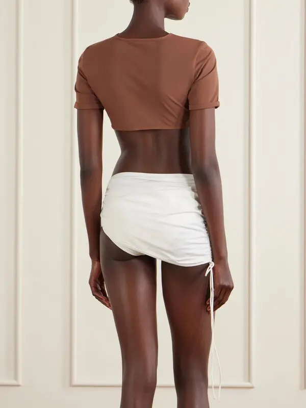 Christopher Esber U Prong Tee Bikini Top - Brown