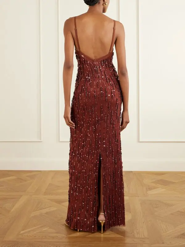 Jenny Packham Ishbel' Sequin Embellished Gown