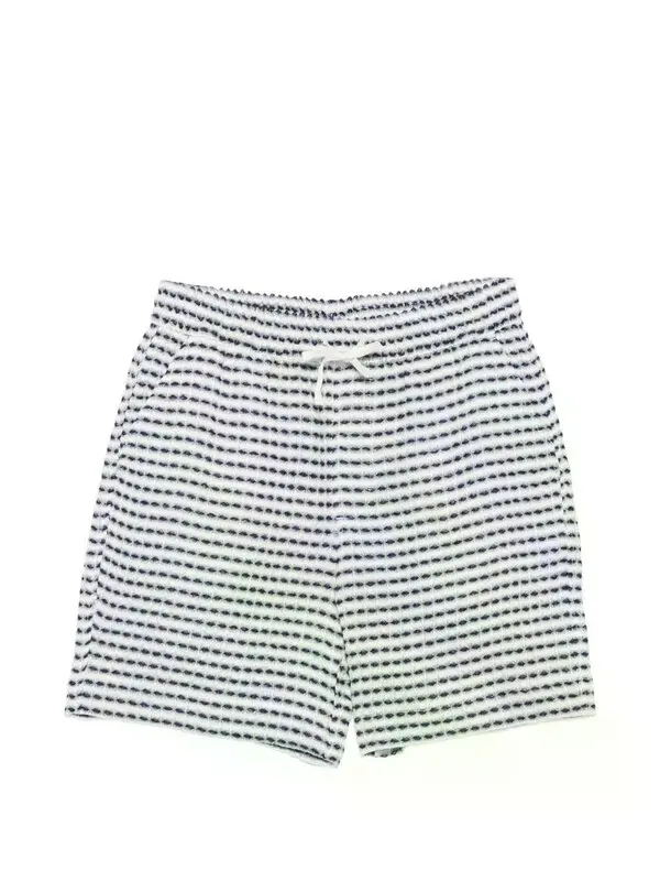 CHE Riita Horizontal-stripe Shorts - Blue