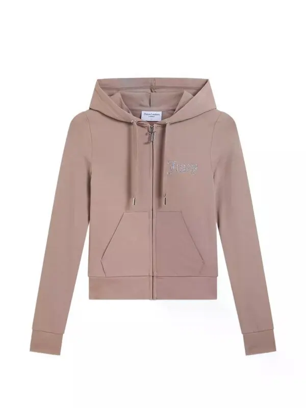 Juicy Couture Diamanté Logo Zip-through Hoodie