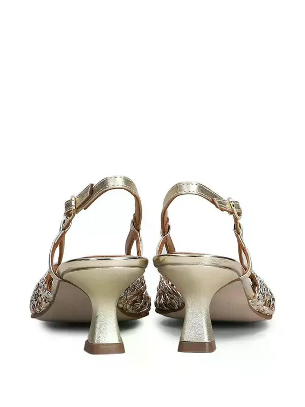 PEDRO MIRALLES Mantua Woven Slingback Pumps