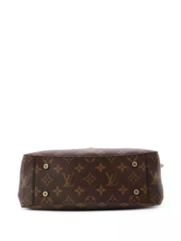 LOUIS VUITTON Monogram Canvas And Leather Mm Satchel - Brown