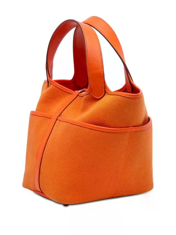 Hermès 2023 Toile Goeland And Swift Cargo Picotin Lock 18 Handbag