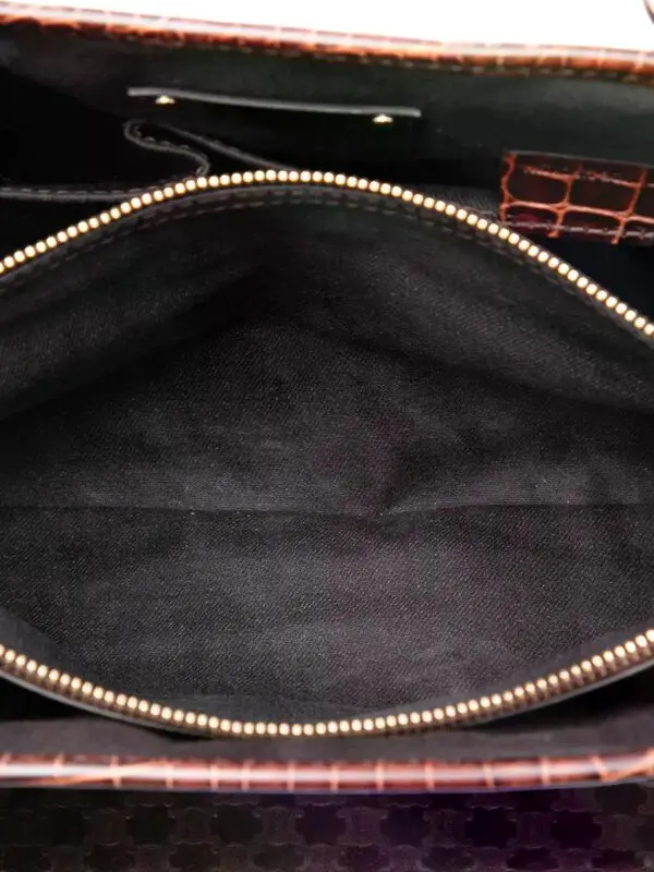 Celine Macadam Suede Boogie Handbag