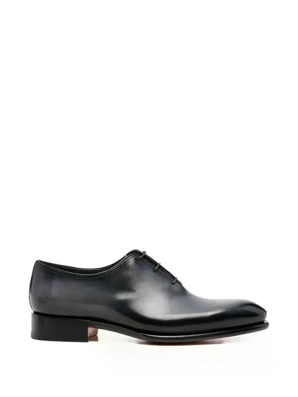 Santoni Lace-up Leather Oxford Shoes