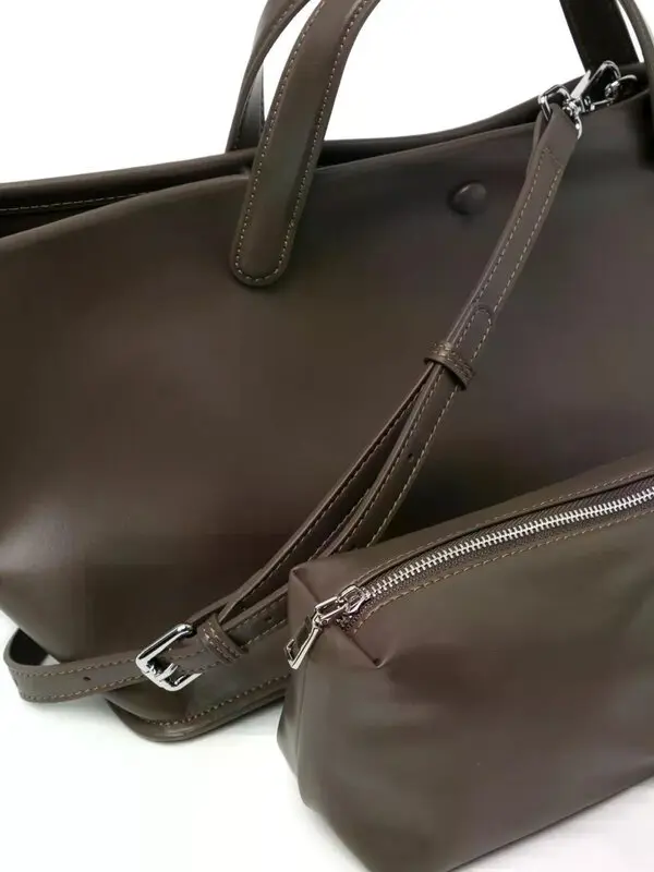 Senso Daryl Calf Leather Tote Bag - Brown