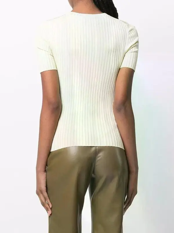Nanushka Ribbed Knit T-shirt