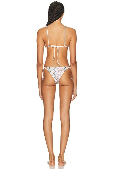 Missoni Zig Zag Knit Triangle Bikini Set - Multicolor