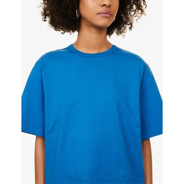 SKALL STUDIO Boyfriend Oversized Cotton T-shirt - Classic Blue