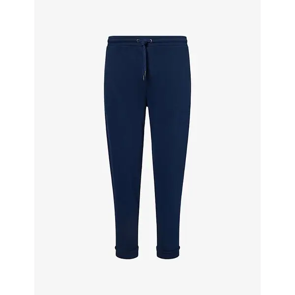 Derek Rose Quinn Tapered Cotton-jersey Jogging Bottoms - Navy